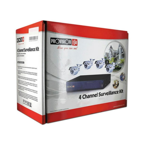 KIT PROVISION ISR AHD DVR 4 PROVISION ISR AHD44CVA | Walmart en línea