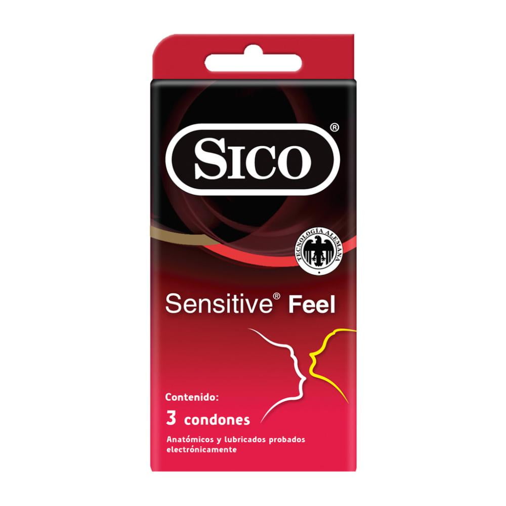 Condones Sico Sensitive Feel SICO Cartera 3pz Latex Lubricados | Walmart en línea