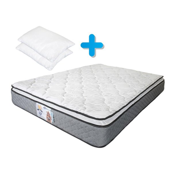 Colchón Queen Size Mas 2 Almohadas Spring Air Spring Air Anniversary ...