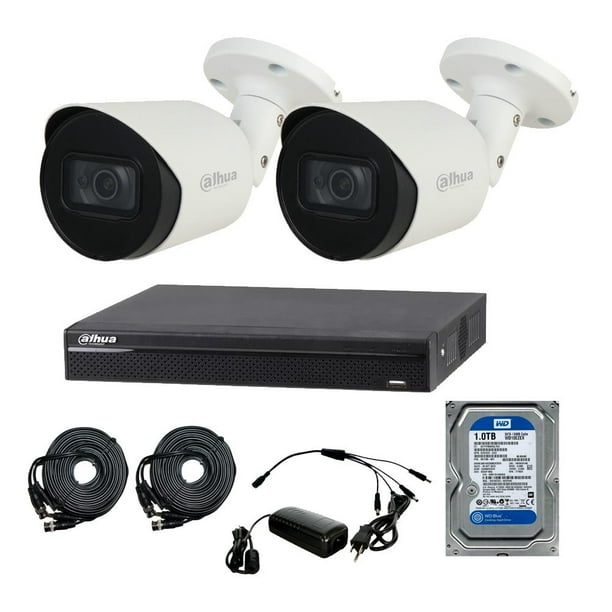 Kit Cctv Dahua HFW1801TA 2 Camaras Bullet 4k 8mpx 1tb Dd DAHUA HFW1801TA | Walmart en línea