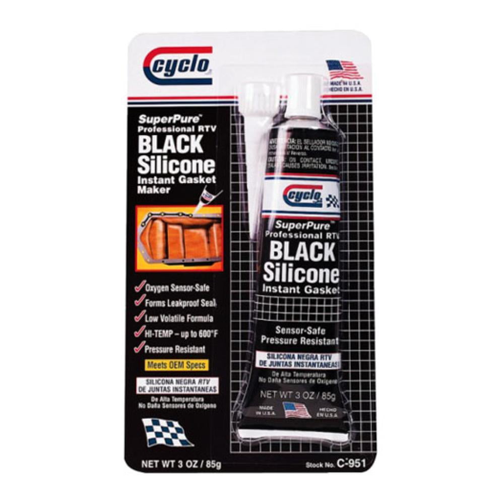 Silicon negro formajuntas alta temperatura Cyclo NITEO PRODUCTS 89 ml ...