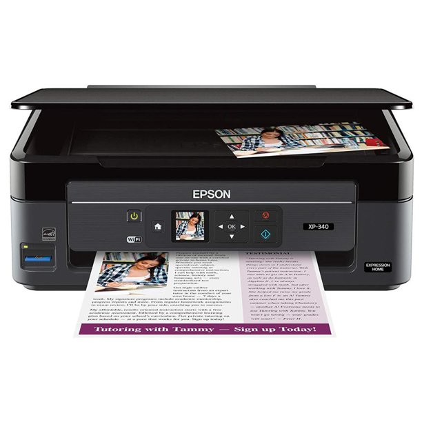 Impresora Multifuncional EPSON Expression Home Xp-340 Tinta | Walmart ...