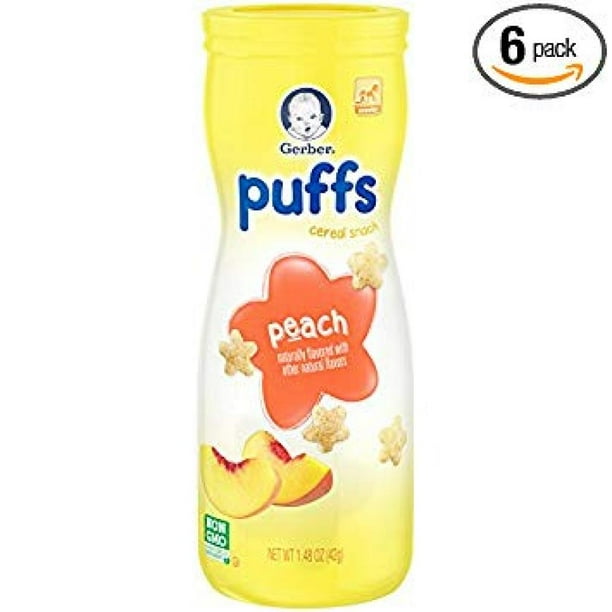 Cereales Gerber Graduates Organicos 1.48 Oz 6 Pz -durazno Gerber ...