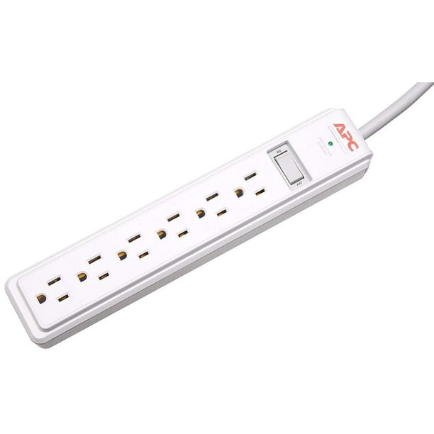 Multicontacto Apc Supresor De Picos 1080 Joules -blanco APC P610 ...