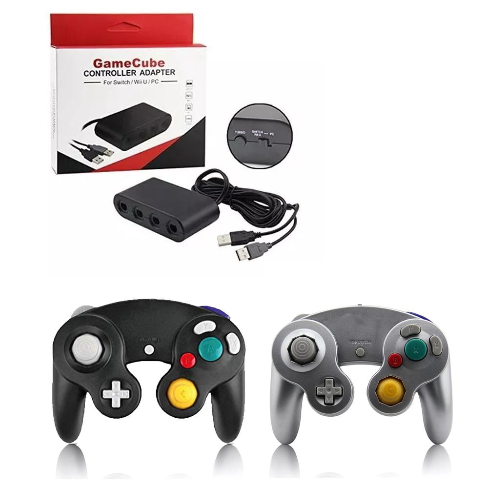 Adaptador de controles GameCube y 2 controles MANDALIBRE para Nintendo ...