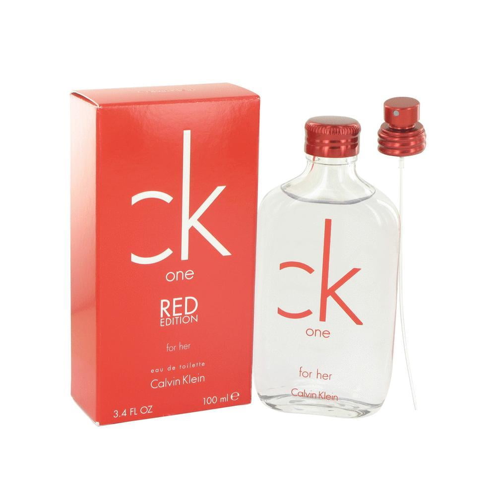 Perfume Calvin Klein CK One Red Eau De Toilette Spray 100ml/3.4oz Para ...