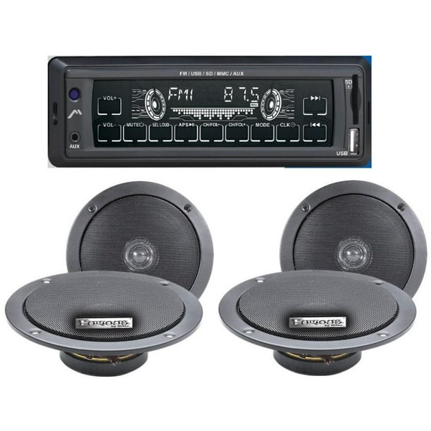 Autoestereo Touch y 4 bocinas Mitzu MCS 9962-46121 | Walmart en línea