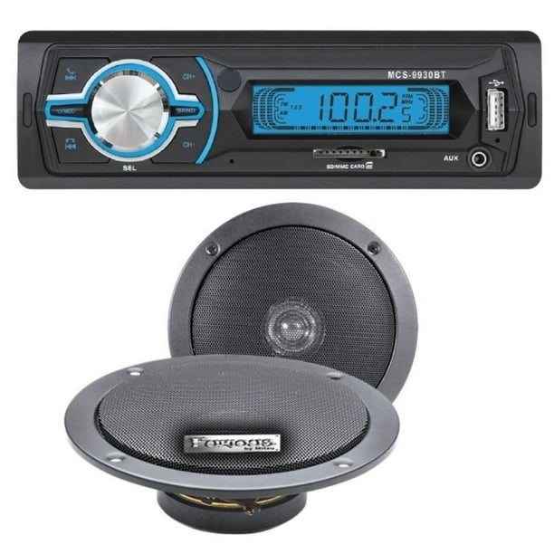 Autoestereo Bluetooth 2 Bocinas 65 Mitzu Mitzu Mitzu Msc 9930 O 9921
