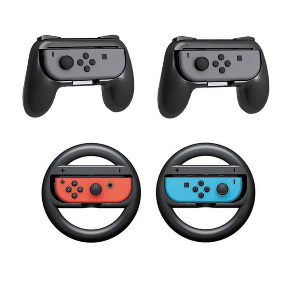 Paquete Switch de 2 Controles y 2 Volantes Red Lemon Para Joy-Con de ...