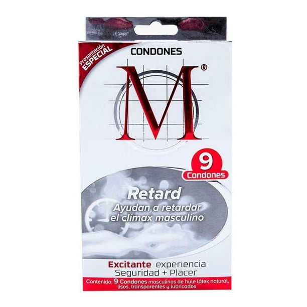 Preservativos M Force Preservativos Condones M Retard 9 pzas | Walmart ...