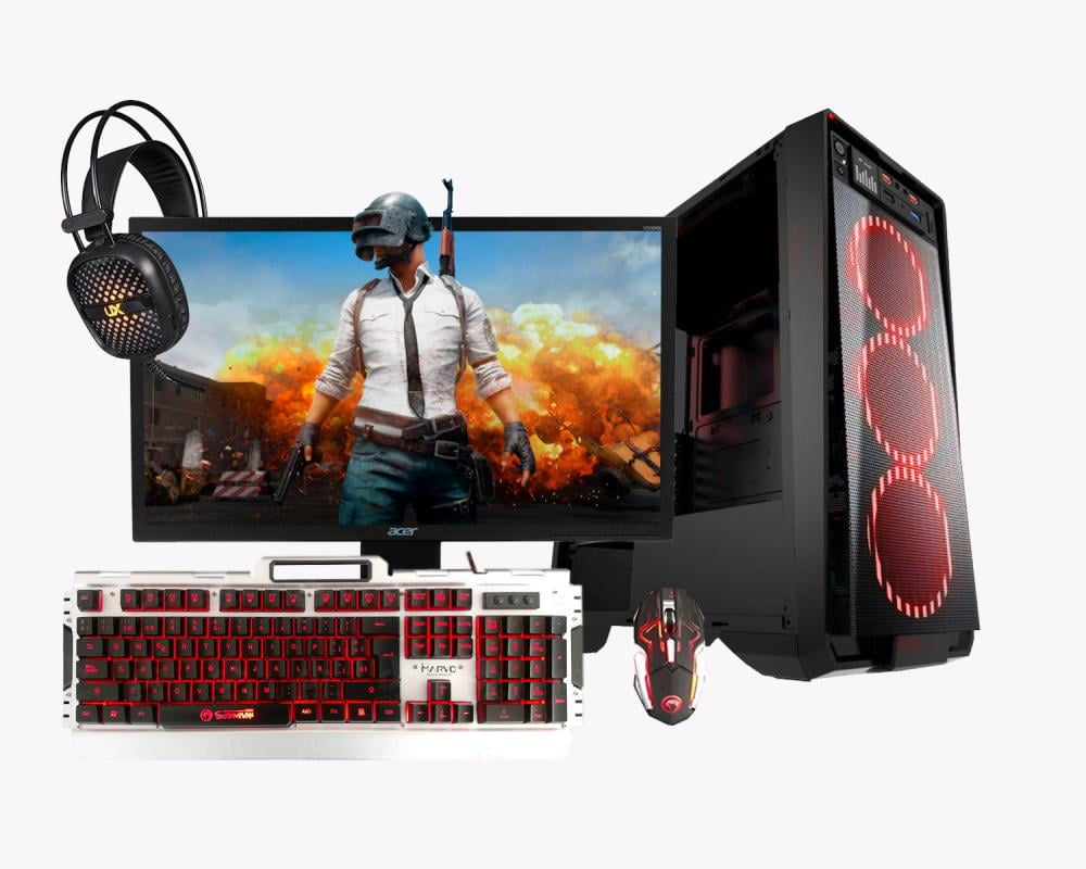 Computadora Pc Gamer RX 580 8GB Intel Core i7 SSD 120GB HDD 1TB Ram ...