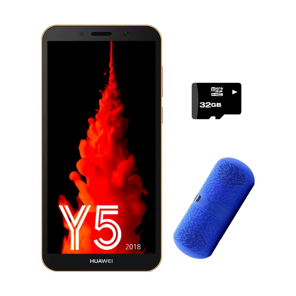 Smartphone HUAWEI Y5 2018 16GB Dual Sim más Micro SD 32GB y Bocina ...