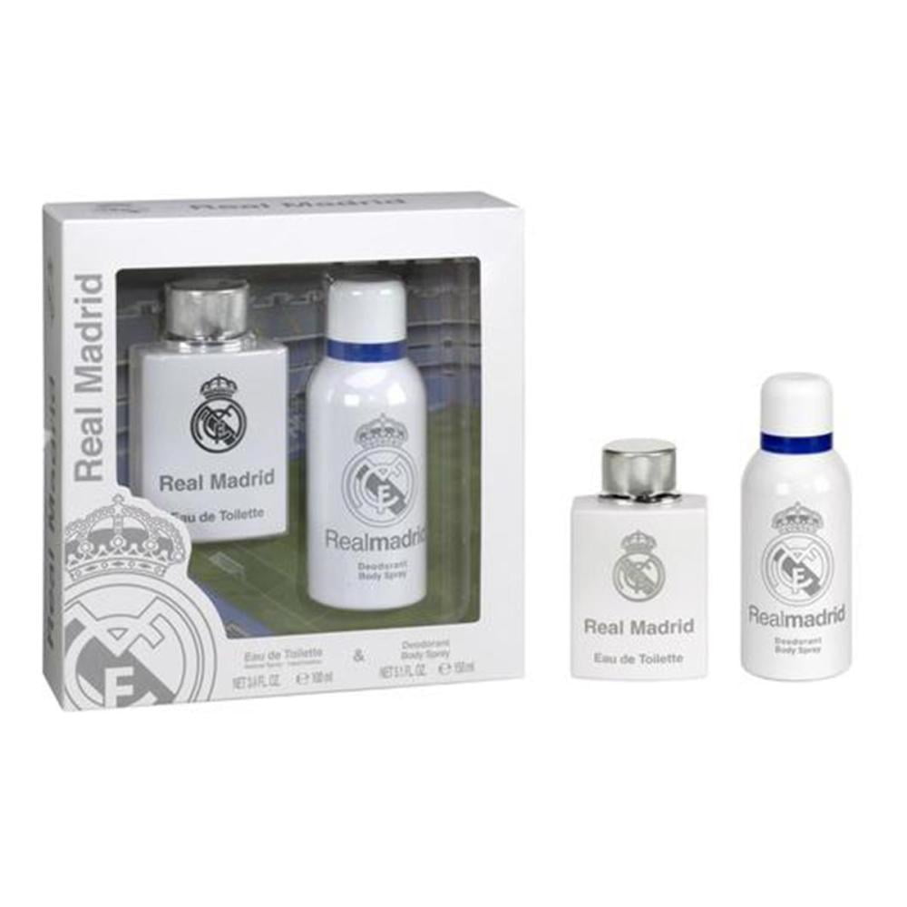 Real Madrid Set EDT 100 ml + Perfume Body Spray 150 ml Air Val International AV-0000038 ...