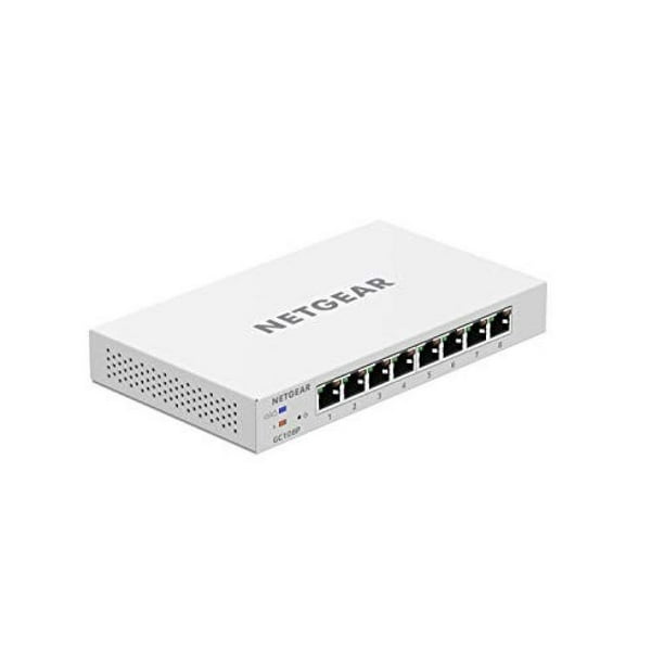 Adaptador Netgear Insight 8 Puertos Ethernet Poe Blanco Bodega