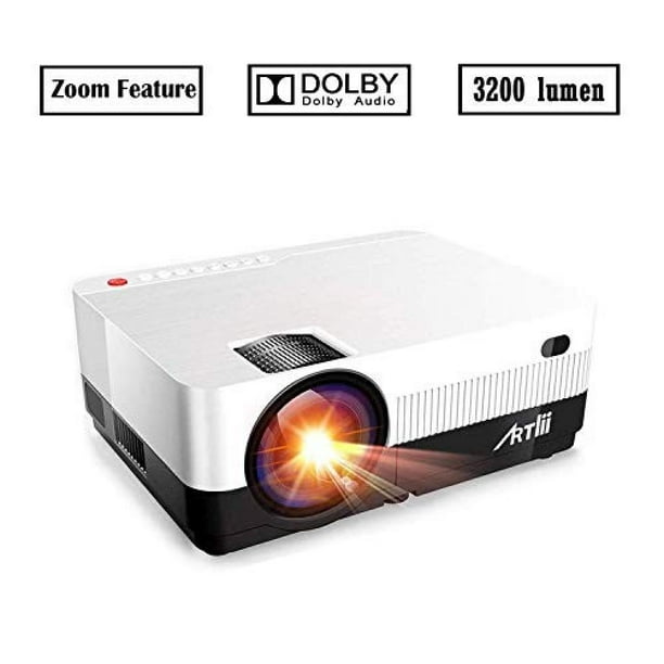 Videoproyector Artlii 2800 lúmenes 1080p exterior -Blanco | Walmart en ...