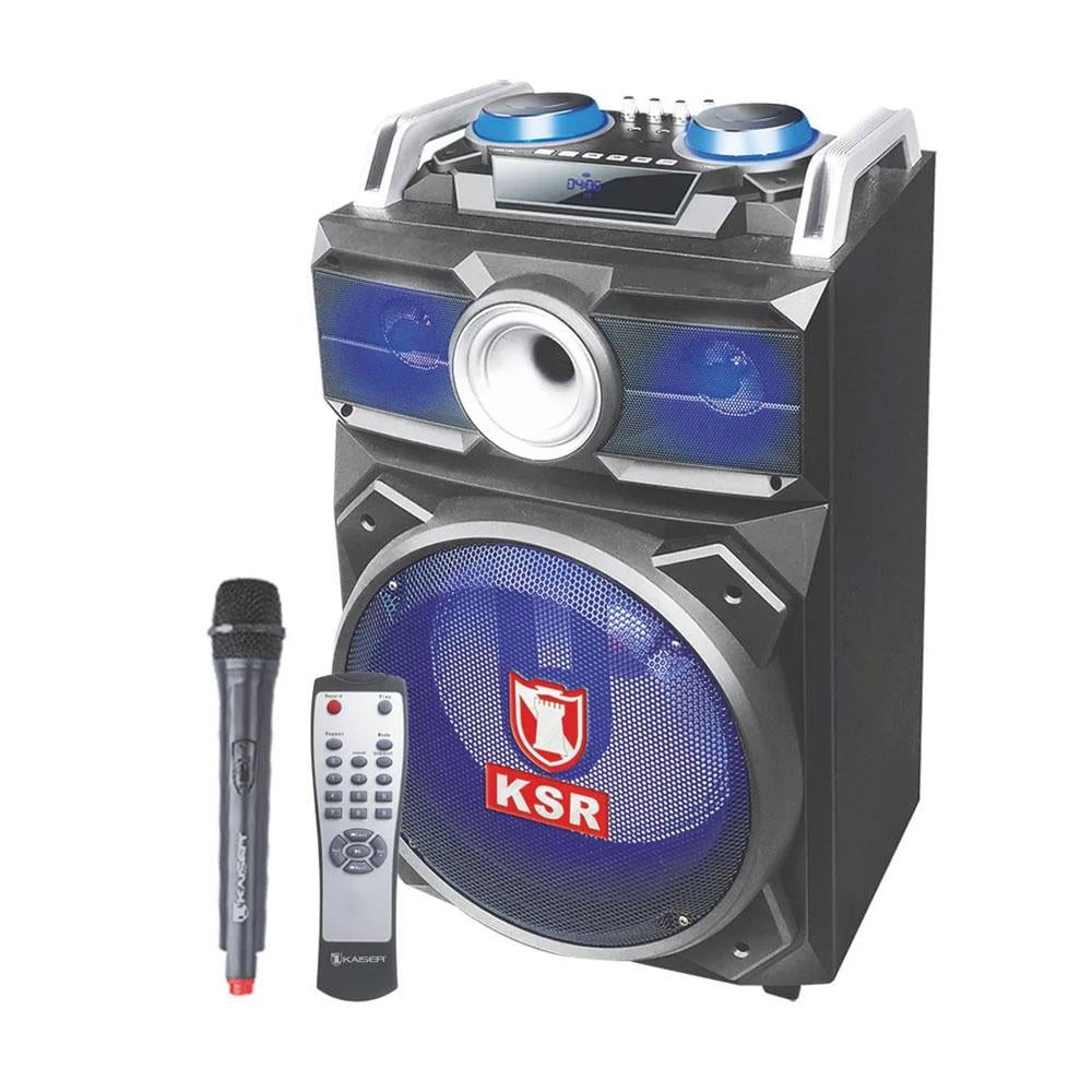 Bocina Bafle con bateria kaiser de 12”, 9700W, micrófono BT - SGM Kaiser Kaiser Kaiser 12 ...