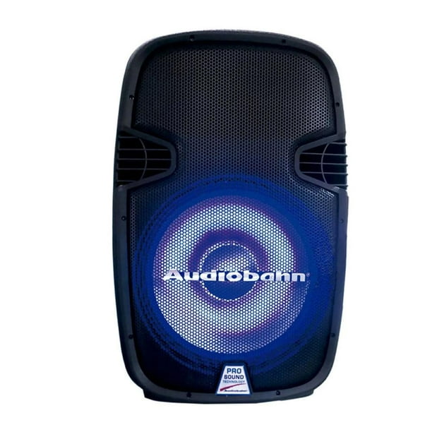 Bafle Bocina Audiobahn de 15”, 12000w, tripie y microfono BT - SGM ...