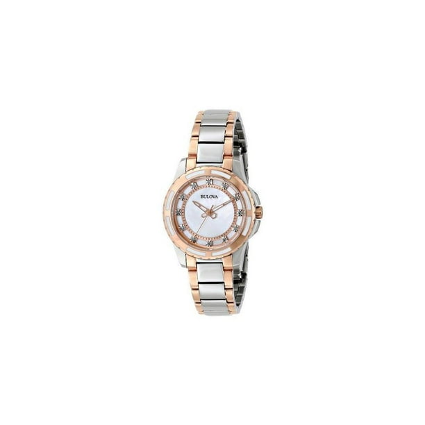 Reloj Bulova Diamond 98P134 Acero Inoxidable Para Mujer | Walmart en línea