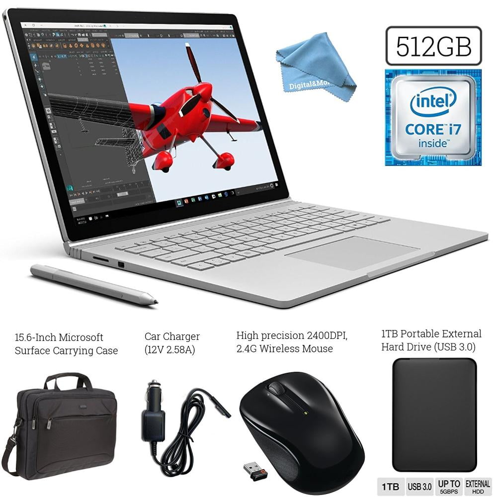 Laptop MICROSOFT Surface Book 15.6'' i7 16GB 512GB + 1TB HDD | Walmart ...