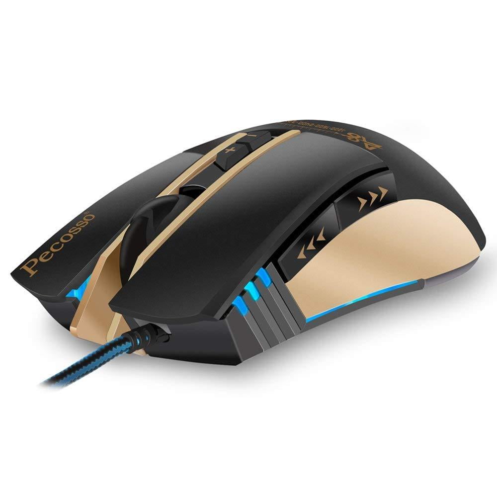 Mouse Gamer Pecosso GM-A8 4 Niveles DPI 6 Botones -Negro Generico GM-A8 ...