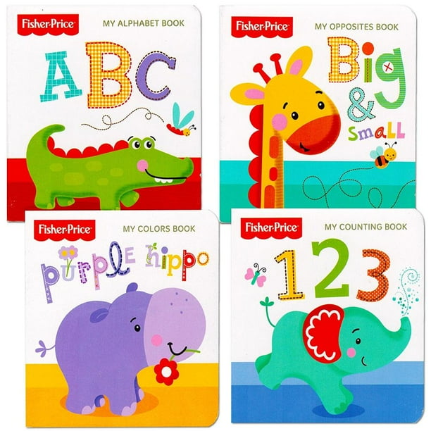 Libro Para Niños Fisher-price Mis Primeros Libros 4 Piezas Fisher-Price ...