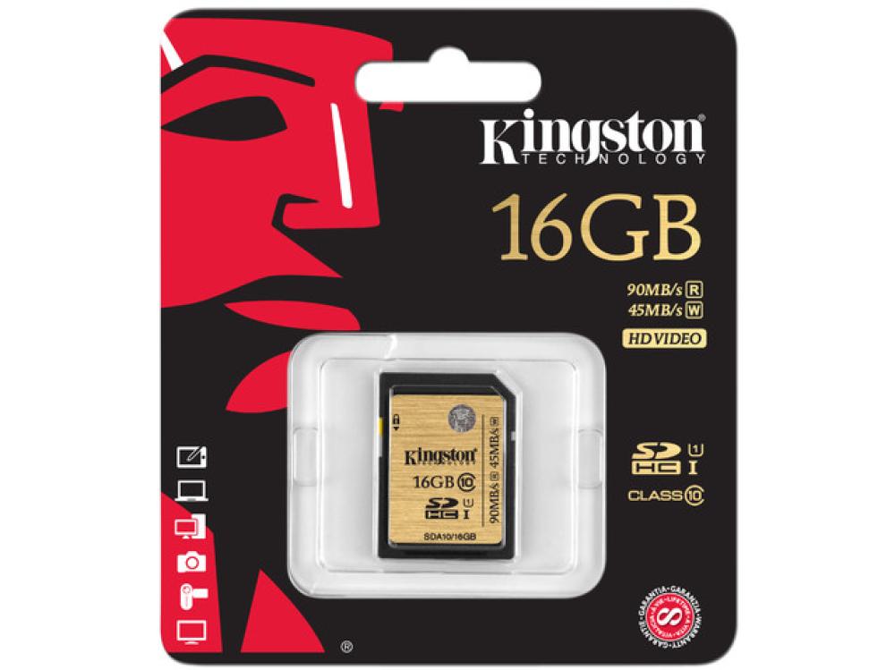 SDHC UI KINGSTON 16GB CL 10 KINGSTON SDA10/16GB | Bodega Aurrera en línea