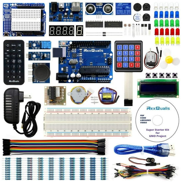 Kit De Inicio Project Super Para Arduino Uno R3 Con Tutorial Generico ...