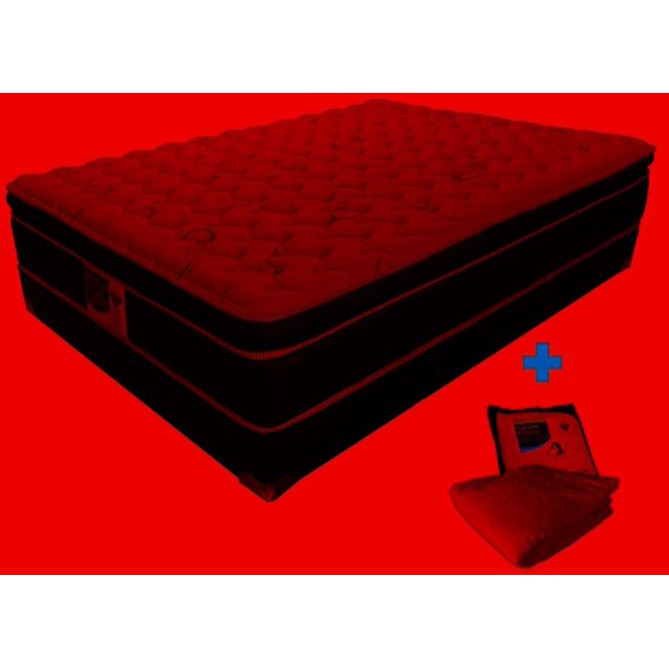 Colchon con box y protector de regalo Matrimonial Spring Air MISSOURI ...