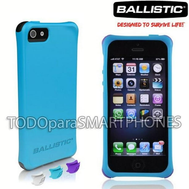 Funda BALLISTIC LS iPhone SE/5s/5 Azul protector uso rudo BALLISTIC BALLISTIC LS0955-M075 ...
