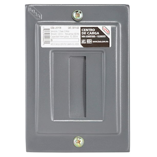 Centro de carga Iusa 2 polos para sobreponer | Bodega Aurrera en línea