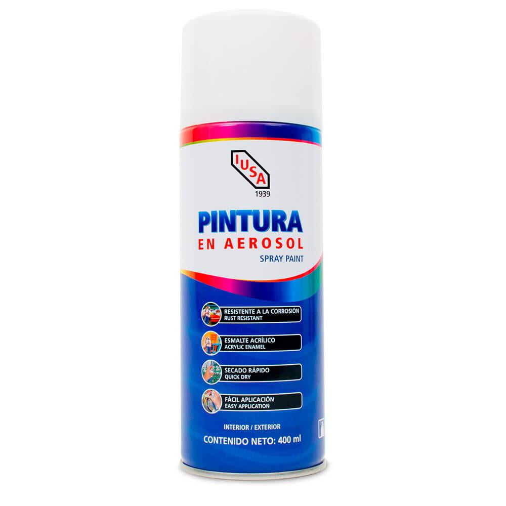 Pintura aerosol Iusa color blanco mate | Walmart en línea