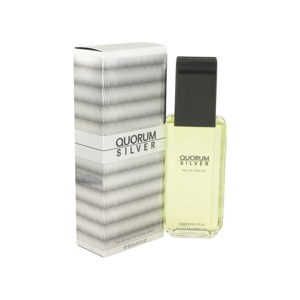 Perfume Puig Quorum Silver Eau De Toilette Spray 100ml/3.4oz para ...