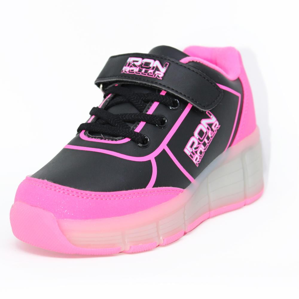 Tenis patin led IRON ROLLER Con llanta retractil | Bodega Aurrera en línea