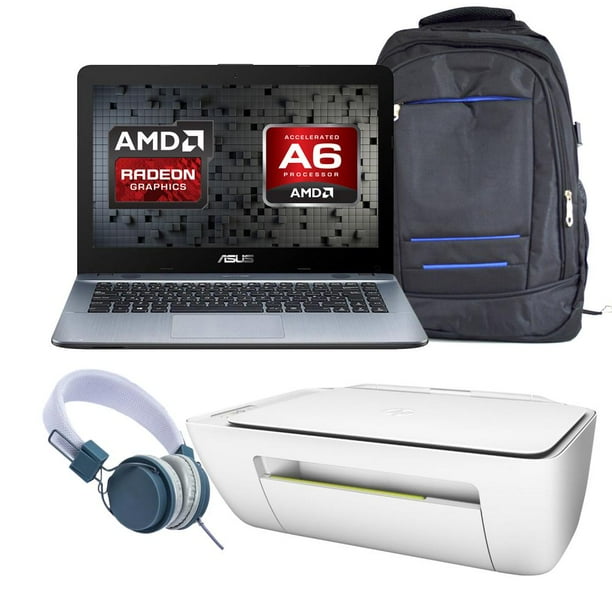 Laptop Asus 14 Amd A6 9225 Hdd 500gb Ram 4gb W10 mas Impresora, Mochila ...