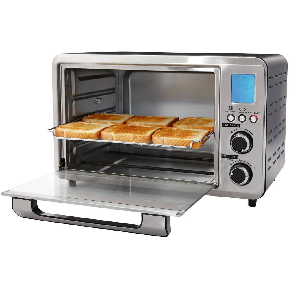 Horno Tostador Farberware Acero Inoxidable Panel digital Farberware 6 ...