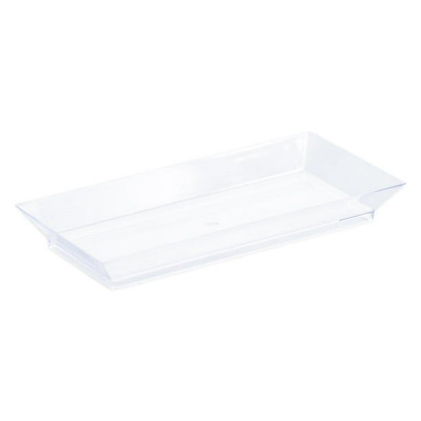 Plato Rectangular Catering 25 Piezas para servir cmida, postres y ...
