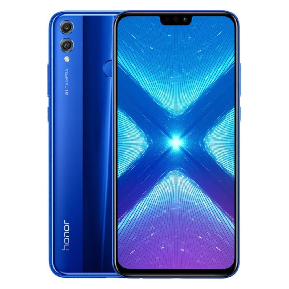 Celular Huawei Honor 8X 64Gb 4Gb Ram Dual Sim Azul - Desbloqueado - JSN ...