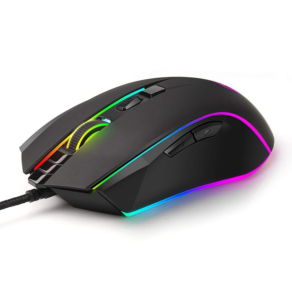 Mouse Gamer Generico SADES Ergonómico 3500 DPI 7 Botones -Negro ...