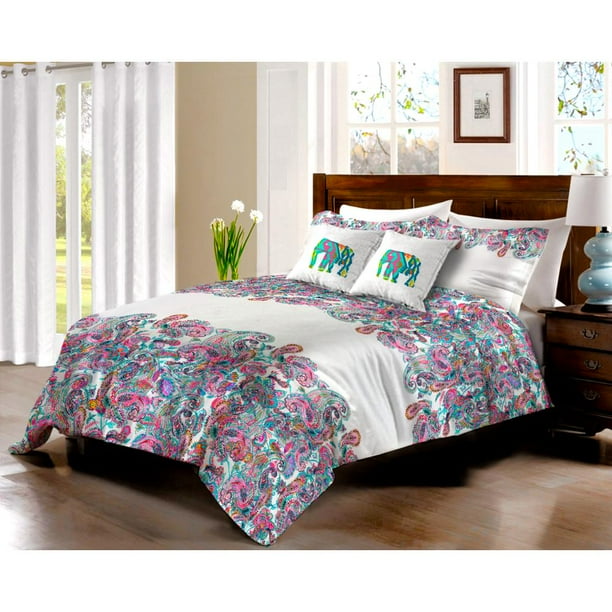 Set de Edredón Queen Size con 2 Cojines INBED DARLA | Walmart en línea