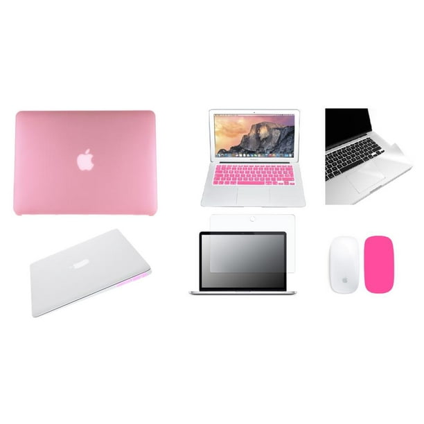 Kit de Protección Idioma Español 8 en 1 Color Rosa Techna Rosa Macbook ...