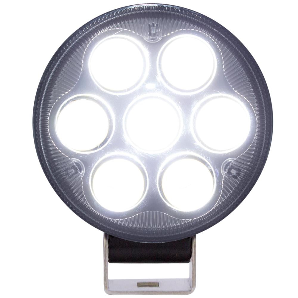 Faro redondo de 7 leds con lupa y base. IOL Light IOL Faro redondo de 7 ...