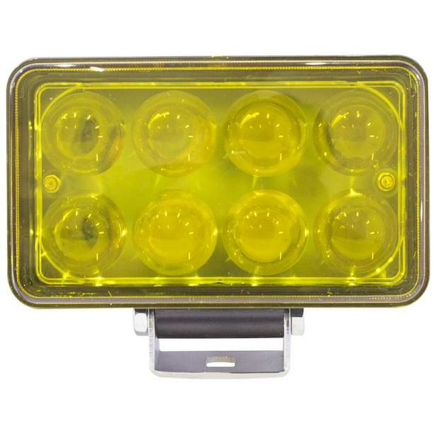 Faro rectangular 8 leds con lupa y base. IOL Light IOL Faro de led ...