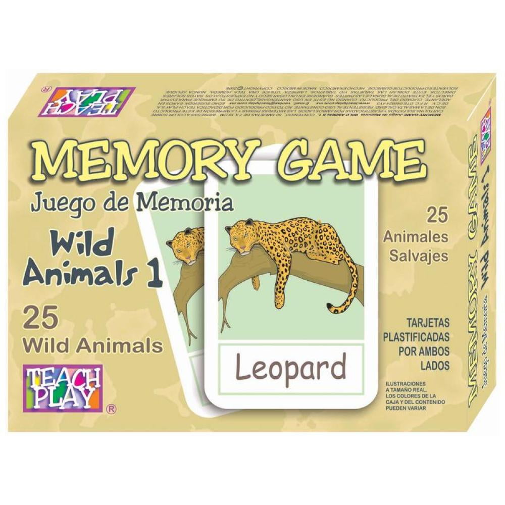 Juego de Memoria de Animales Salvajes TEACHPLAY TEACHPLAY Modelo 1 en ...