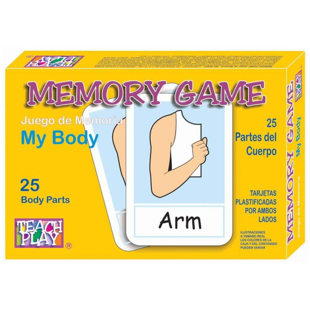 Juego de Memoria Las partes del cuerpo TEACHPLAY TEACHPLAY Inglés ...