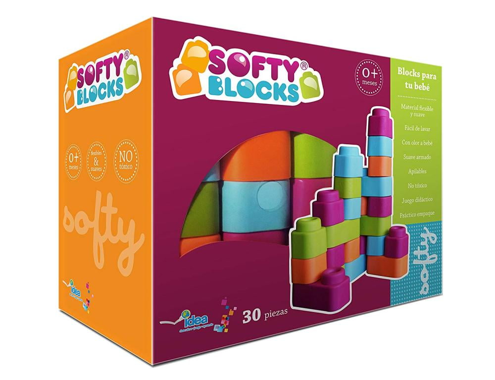 Softy Blocks 30 Bloques Suaves para Bebés Baby Market 30pzs | Bodega ...