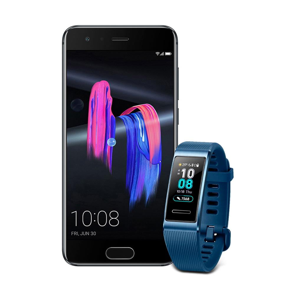 Smartphone Huawei Honor 9 64GB Negro Desbloqueado + Smart Band 3pro ...