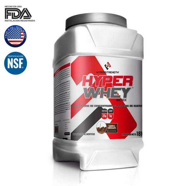 Suplemento Gym Proteina Hyper Whey Hyperstrength 1.8 kg Chocolate | Bodega Aurrera en línea