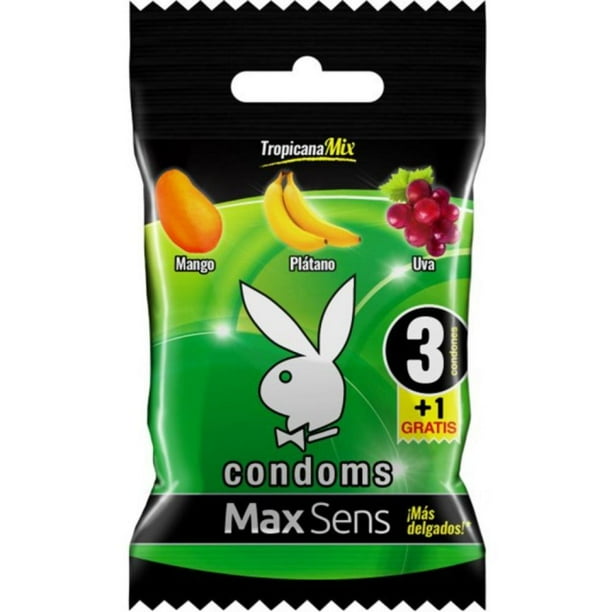 36 Condones PLAYBOY Condoms MaxSens Tropica | Bodega Aurrera en línea