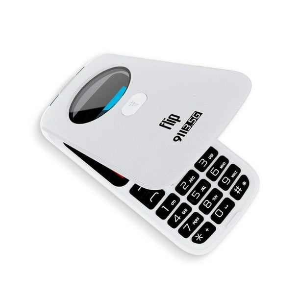 Teléfono Folder Timovi Flip 911 3.5G Dual Sim Desbloqueado Blanco ...