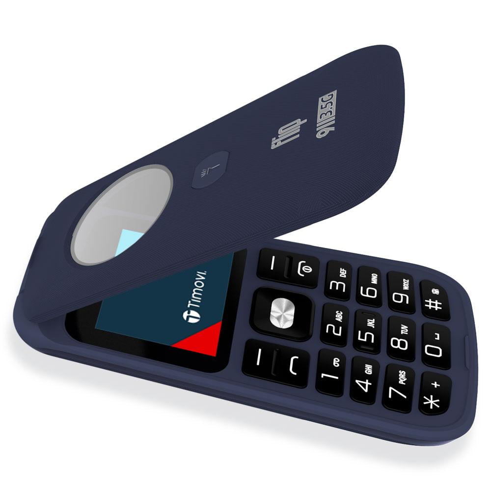 Teléfono Folder Timovi Flip 911 3.5G Dual Sim Desbloqueado Azul ...